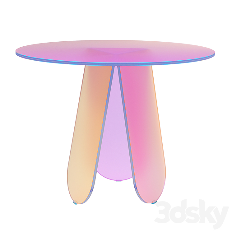 Shimmer tavoli Coffee Table Glasitalia - Table - 3D model