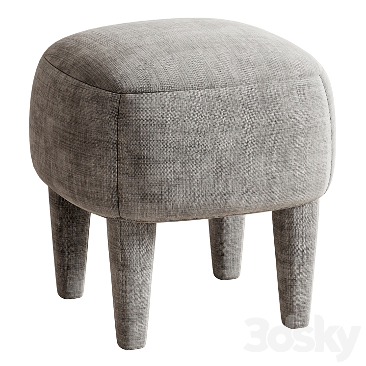 Mini Pouf by Gianfranco Ferre Home - Other soft seating - 3D model