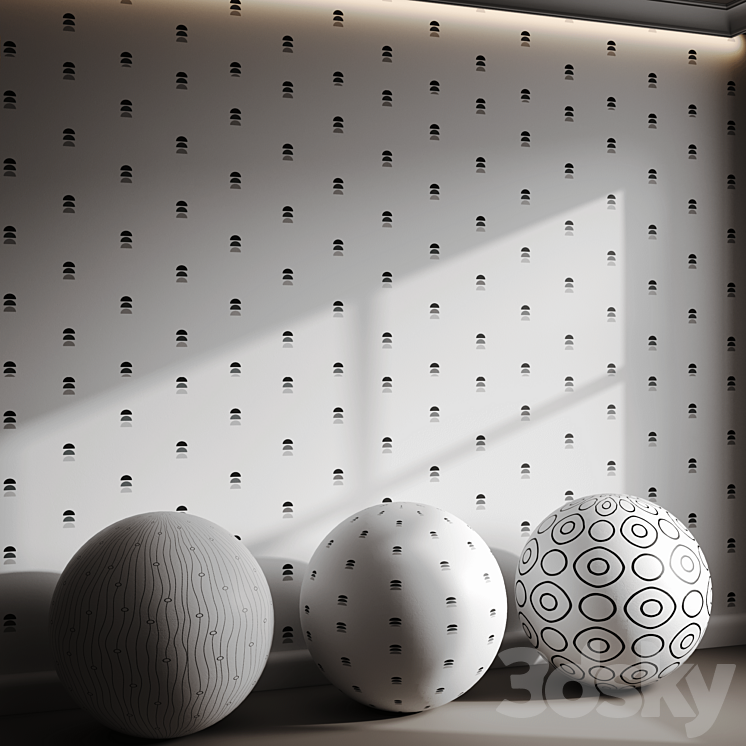 Wallpaper 16 - Wall covering - 3D model