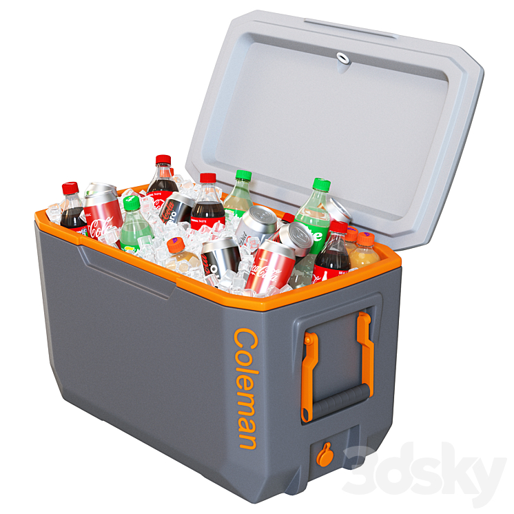 Coleman Cooler Box 70QT Xtreme Cool - Food and drinks - 3D model