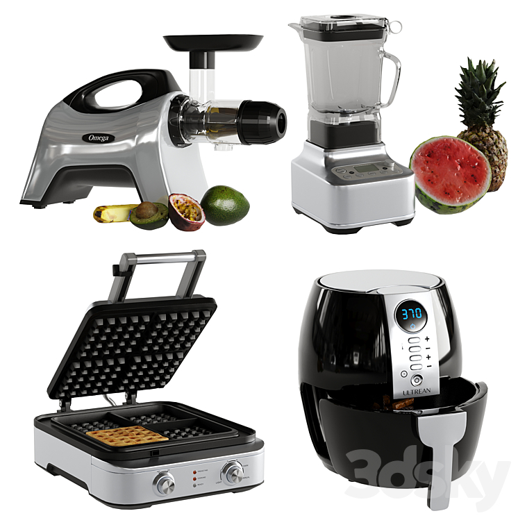 Kitchen Small Appliance Set 1 - Kitchen appliance - 3D model