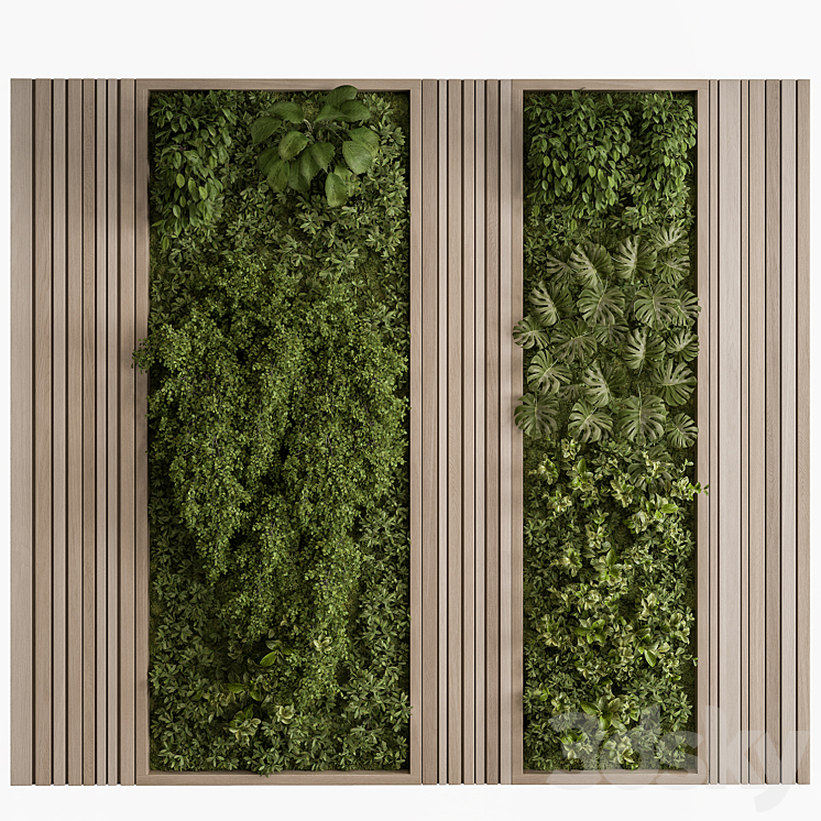 Vertical Garden - Green Wall 117 - Fitowall - 3D model
