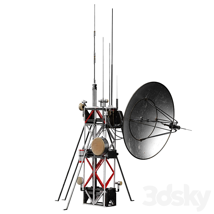 Communication Tower - Miscellaneous - 3D model