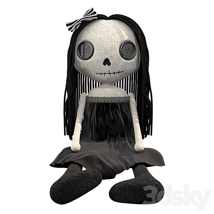 Creepy Doll - Toy - 3D model