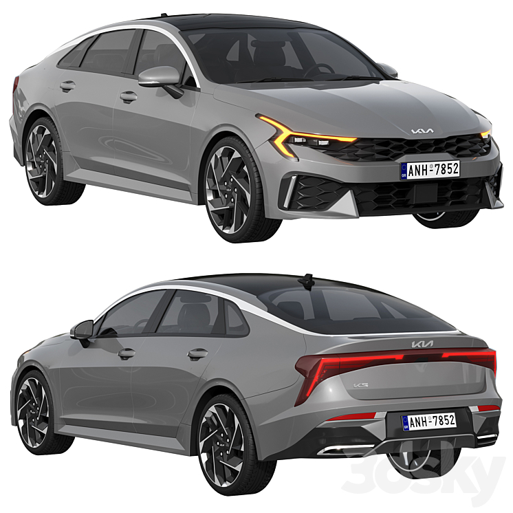 Kia K5 2025 - Ground Transport - 3D model