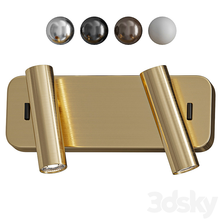Enna Twin - Wall light - 3D model