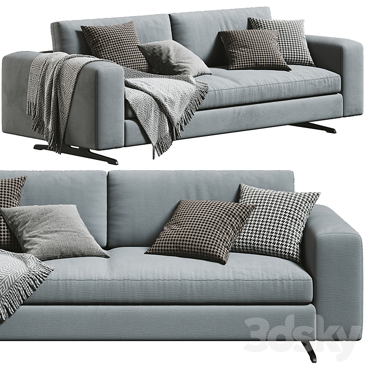 Arflex Lee System 2 Seats Sofa - Sofa - 3D model