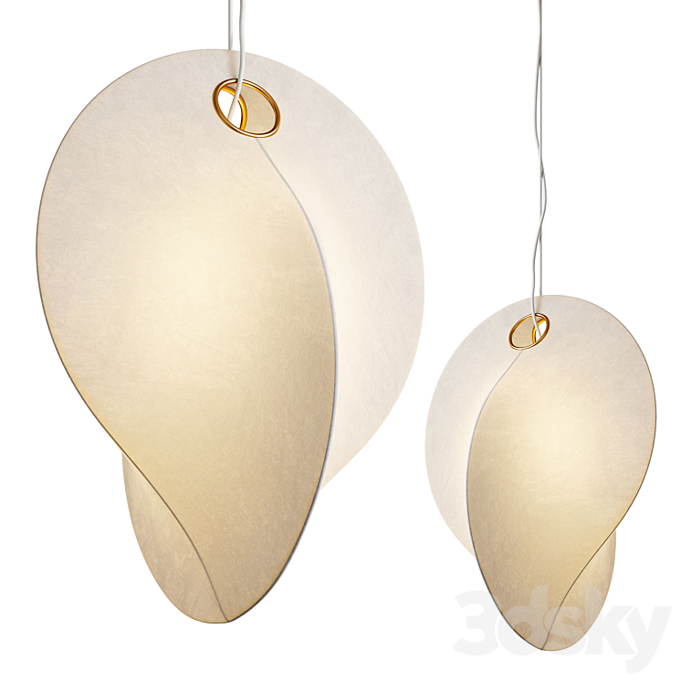 FLOS OVERLAP - Pendant light - 3D model