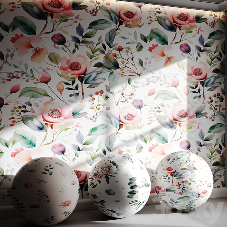wallpaper 42 - Wall covering - 3D model