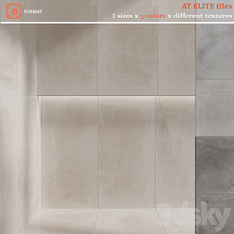 AT ELITE tiles - Tile - 3D model