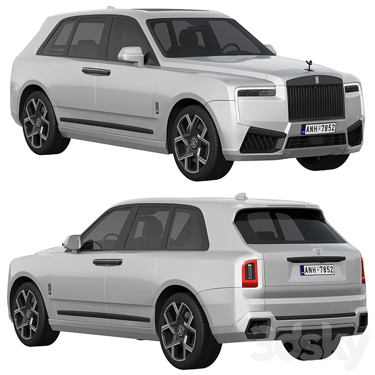 Rolls-Royce Cullinan Black Badge Series II - Ground Transport - 3D model