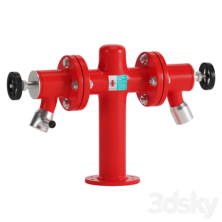 Fire Hydrant - Urban environment - 3D model
