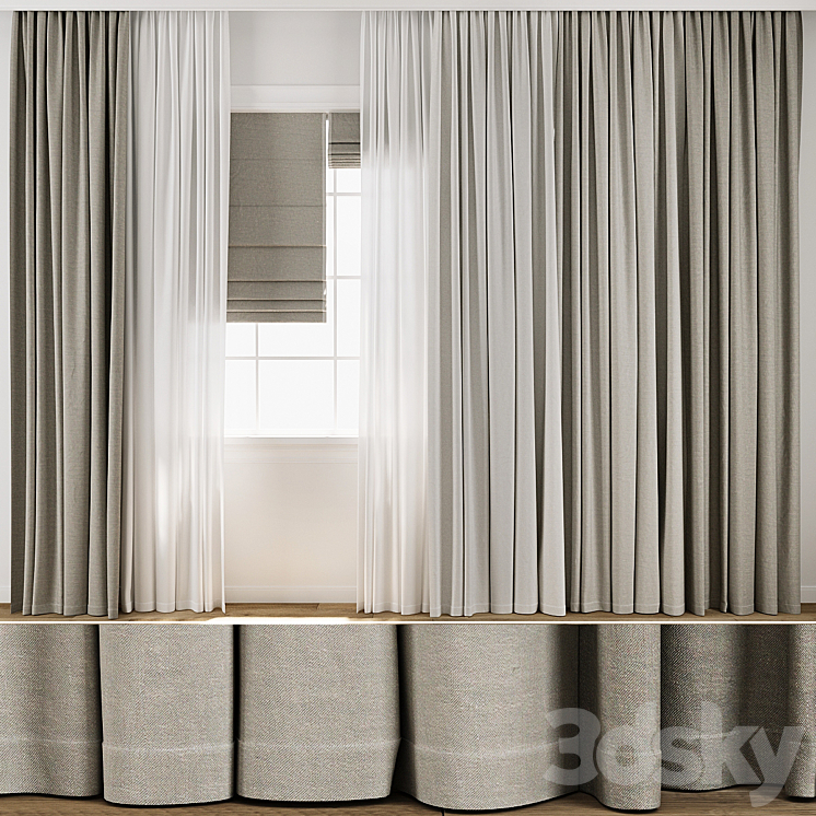 Curtain 908 - Curtain - 3D model