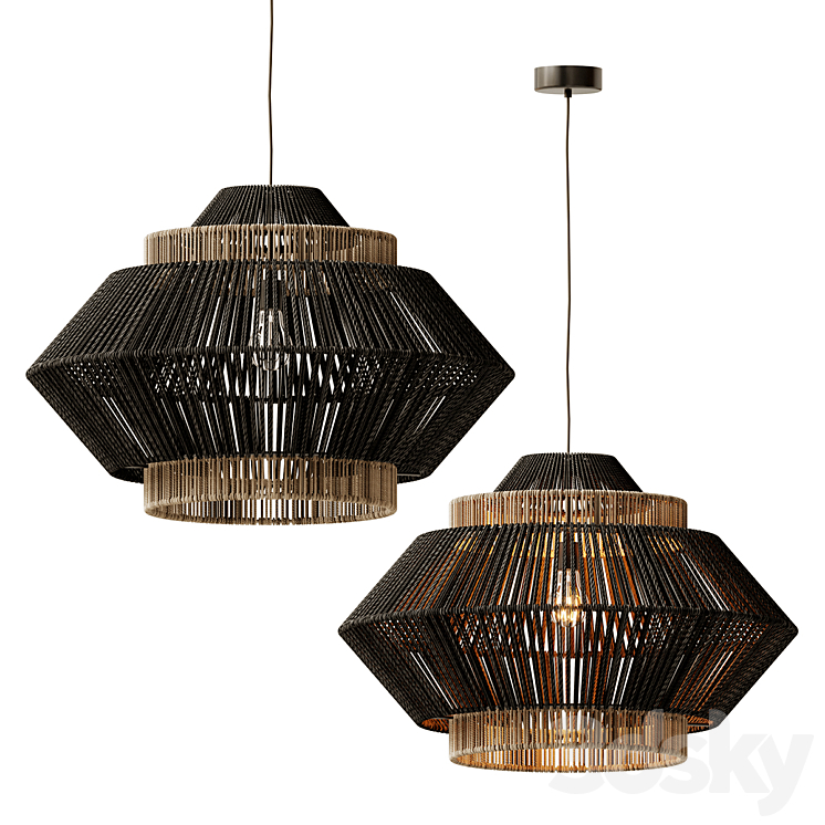 Pendant Lights Boho Etsy - Pendant light - 3D model