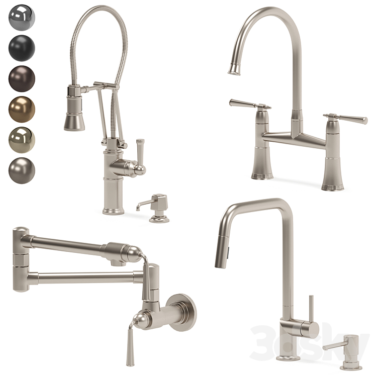 BRIZO kitchen faucets collection 04 - Faucet - 3D model