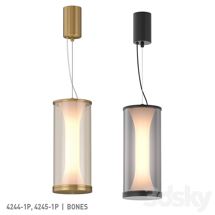 Favorite 4244-1P, 4245-1P - Pendant light - 3D model