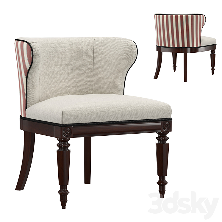 Baynard Conversation Chair - Chair - 3D model