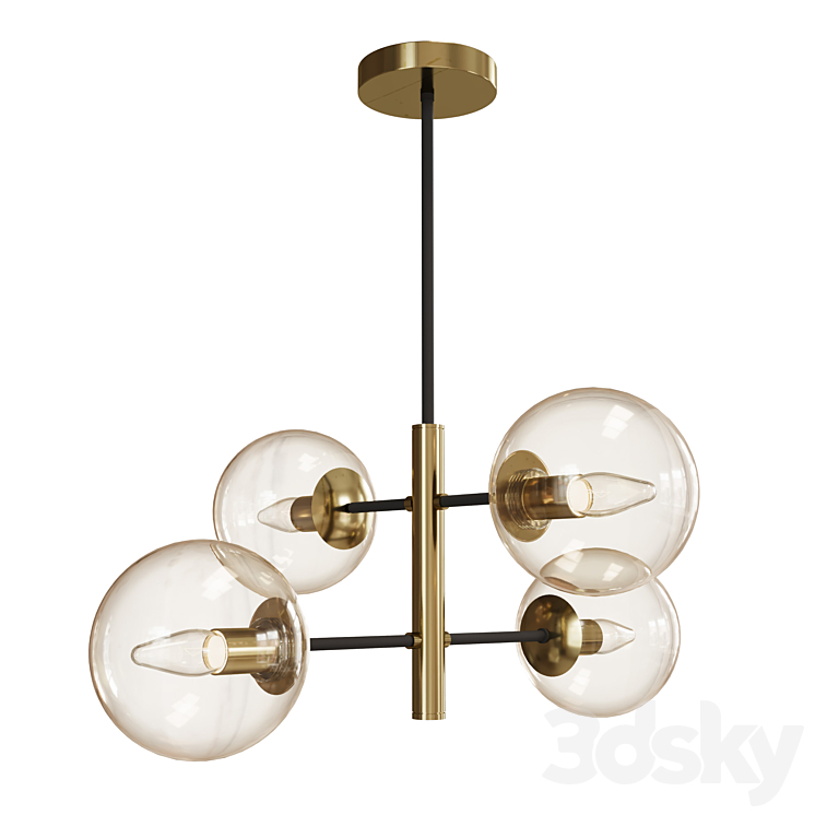 Ceiling chandelier on a rod Citilux Lauren CL146243 - Pendant light ...