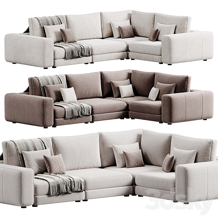 Noora modular Sofa By Bolia | Sofa - Sofa - 3D model