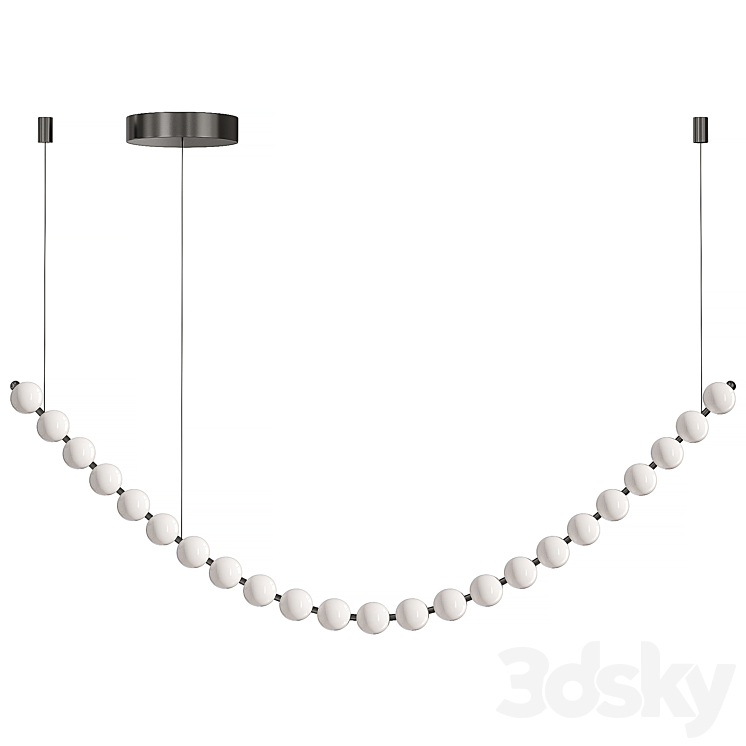 Akoya Light by Alora 02, Pendant lamp - Pendant light - 3D model
