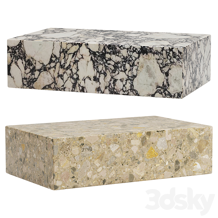 Plinth Low Table - Table - 3D model