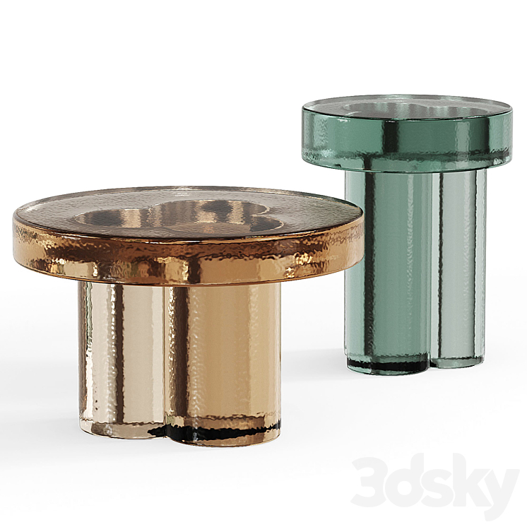 Soda glass coffee table by Miniforms - Table - 3D model
