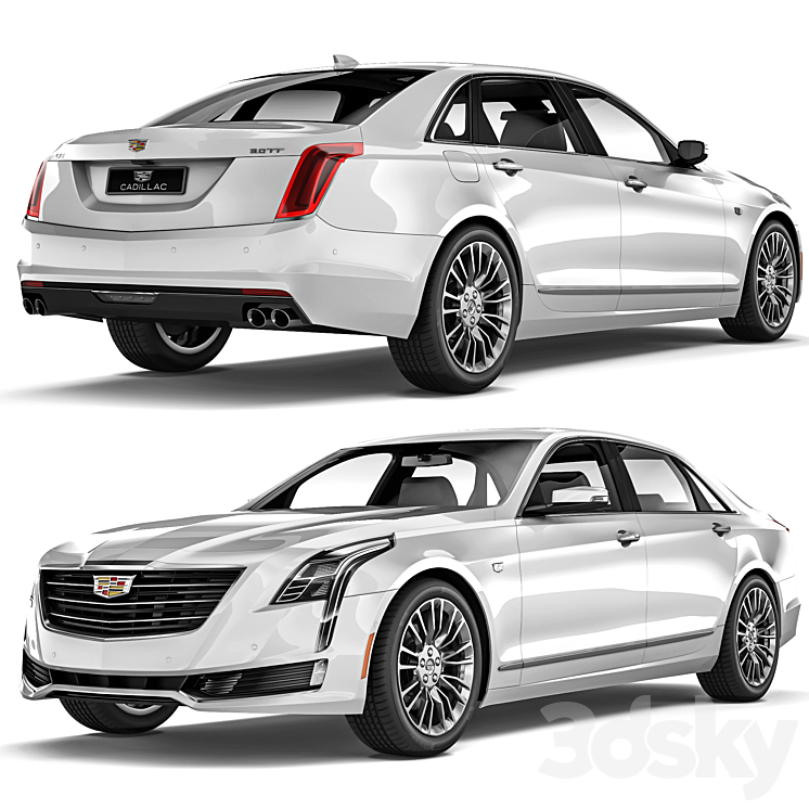 Cadillac CT6 2016 - Ground Transport - 3D model