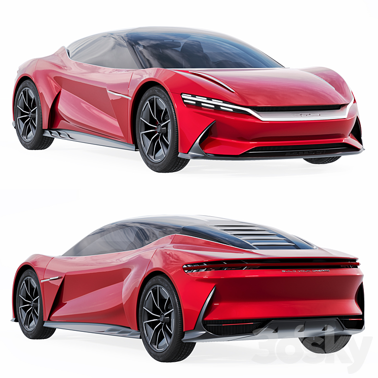 BYD E-Seed GT - Ground Transport - 3D model