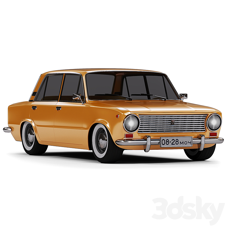 vaz 2101 - Ground Transport - 3D model