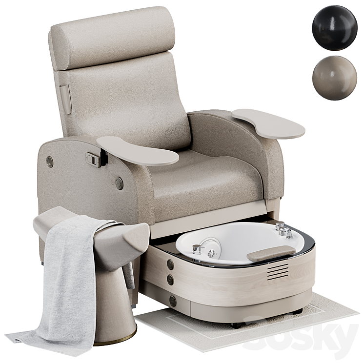 Pedicure Chair 01 - Beauty salon - 3D model