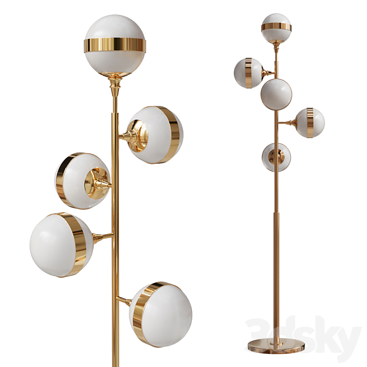 Floor lamp Saturn - Floor lamp - 3D model