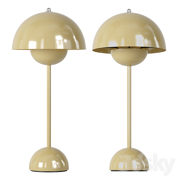 FlowerPot VP3 table lamp - Table lamp - 3D model