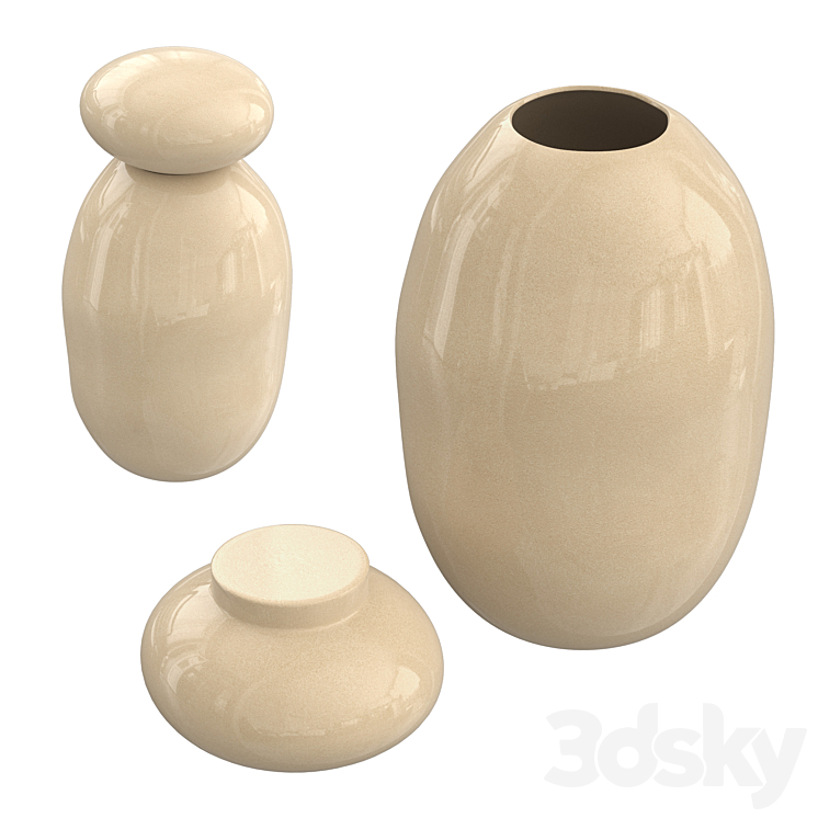 BON BON mega latte sculpture vase - Vase - 3D model