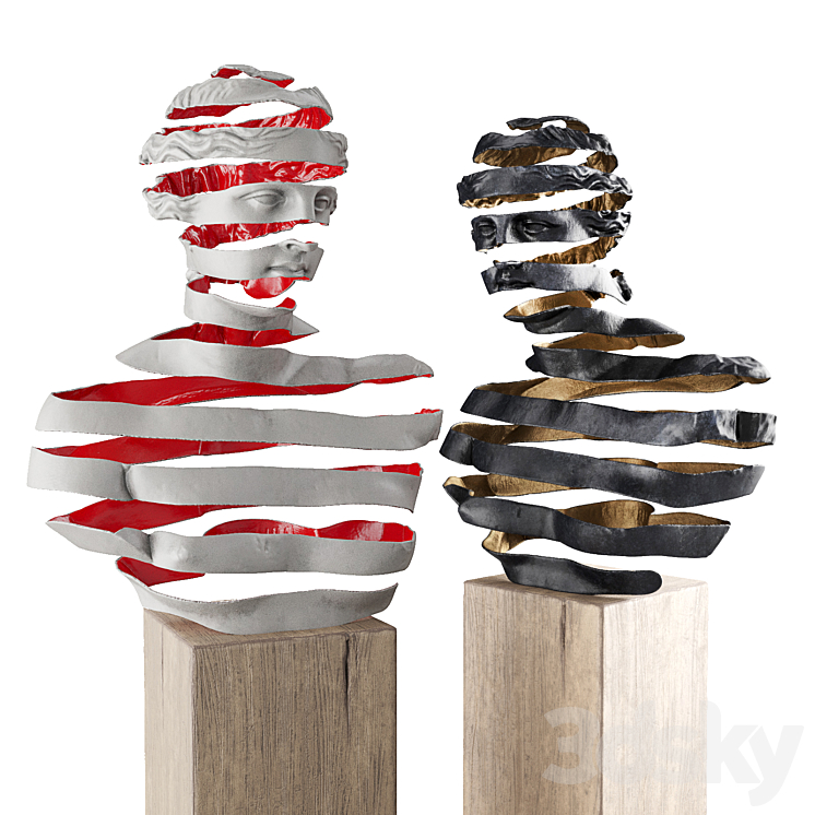 Peal of Venus art sculpture - Sculpture - 3D model