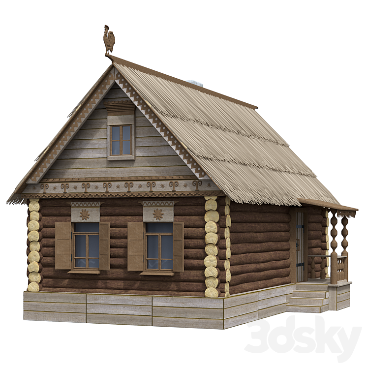 Hut - Building - 3D model