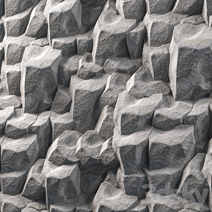 Rock Material 02 - Stone - 3D model