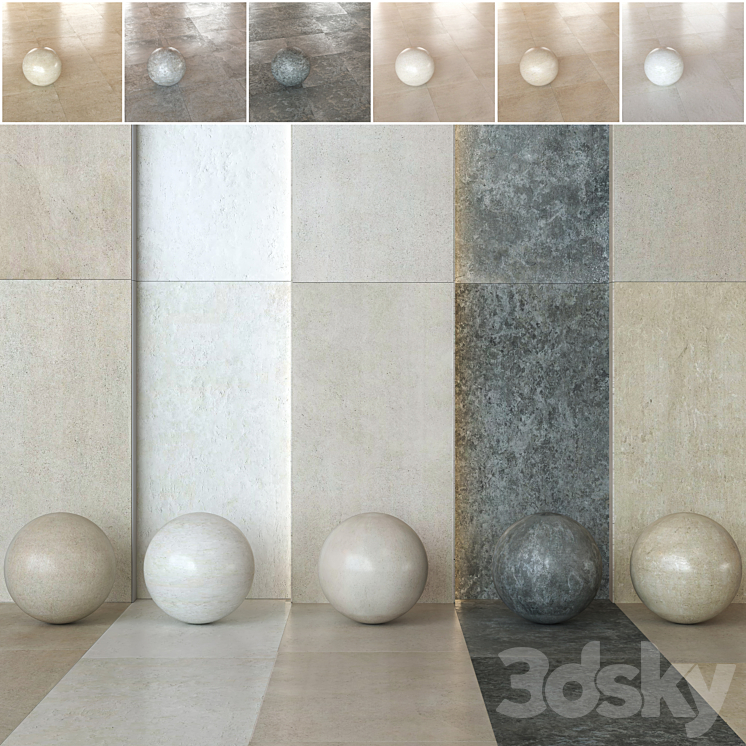 Florim Pietre Tile Textures - Stone Tile Collection - Tile - 3D model