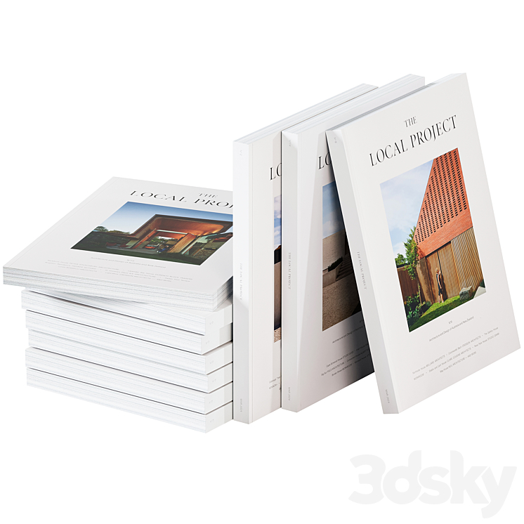 The Local Project - Architectural Print Publication Book - Books - 3D model