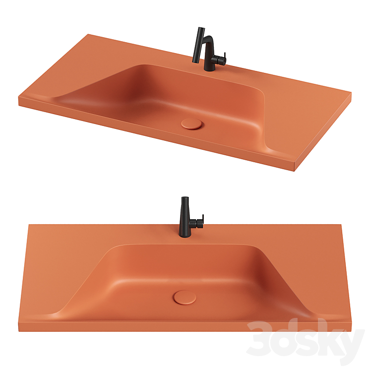 Fold Basin - Wash basin - 3D model