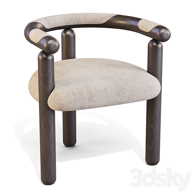 Carpanese Home: Panda - Dining Chair - Chair - 3D model
