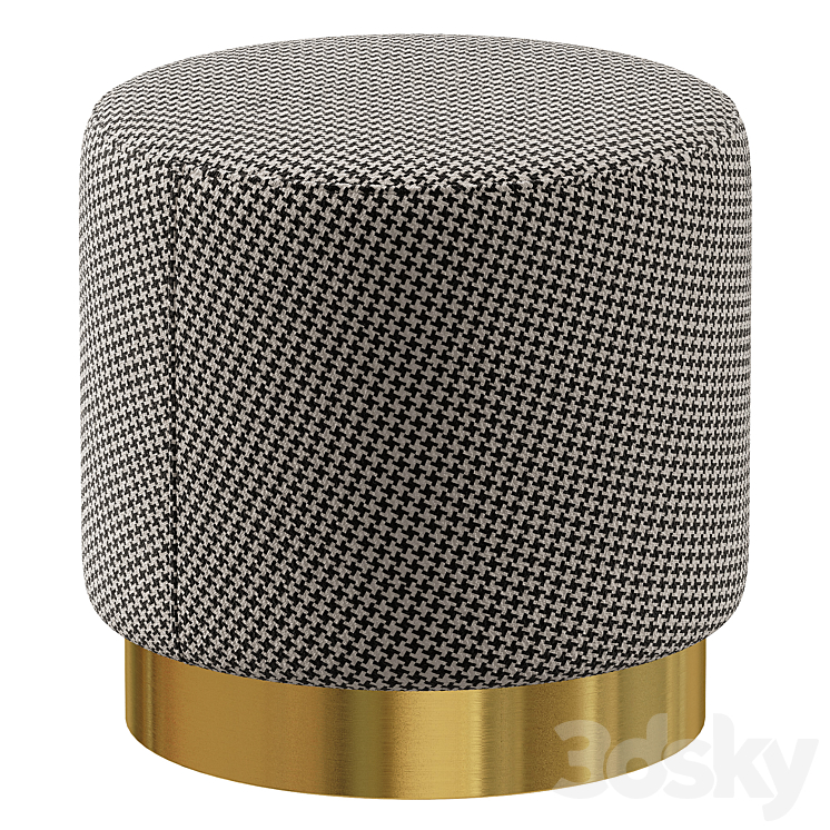 CYLINDRICAL STOOL - Chair - 3D model