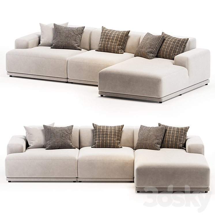 Connect Soft Modular Sofa - Sofa - 3D model