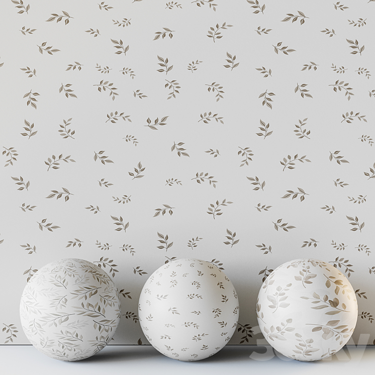 wallpaper 3 - Wall covering - 3D model
