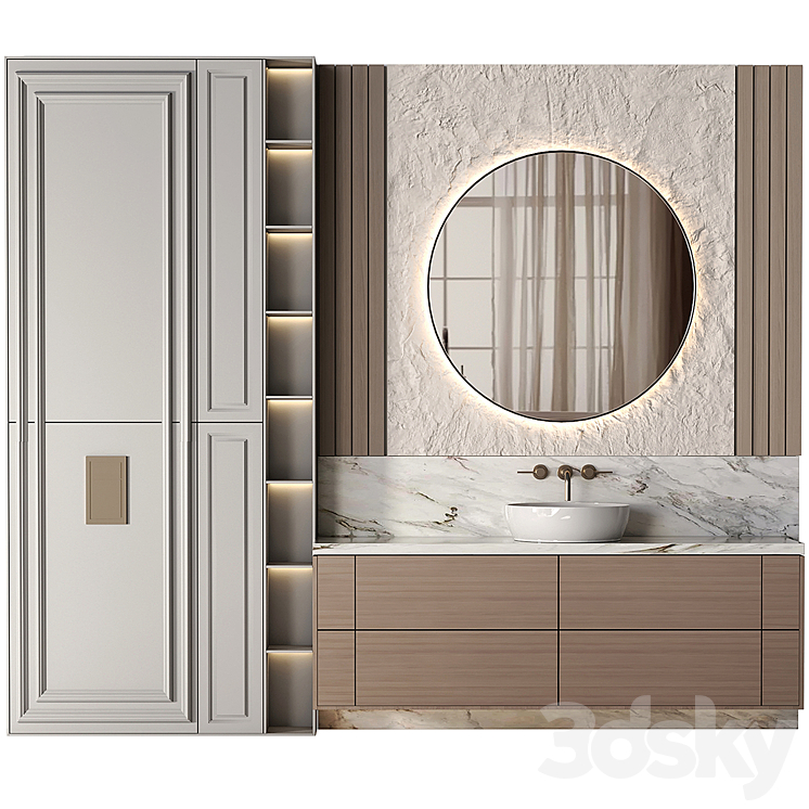 Bathroom furniture N031 - Bathroom furniture - 3D model