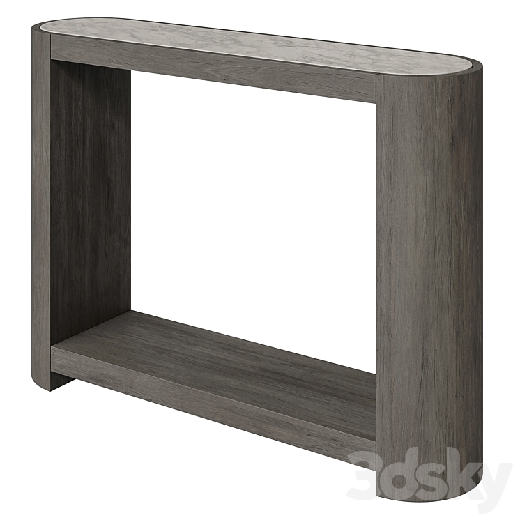 Andrew Martin console Hampstead Smoked - Console - 3D model