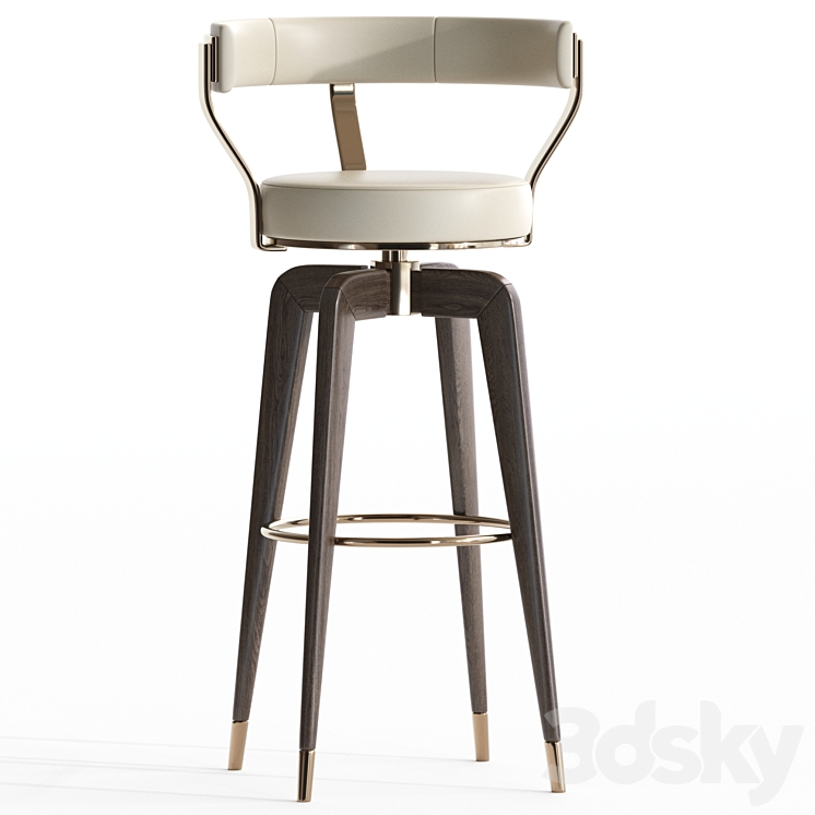 Gilmore bar chair - Chair - 3D model