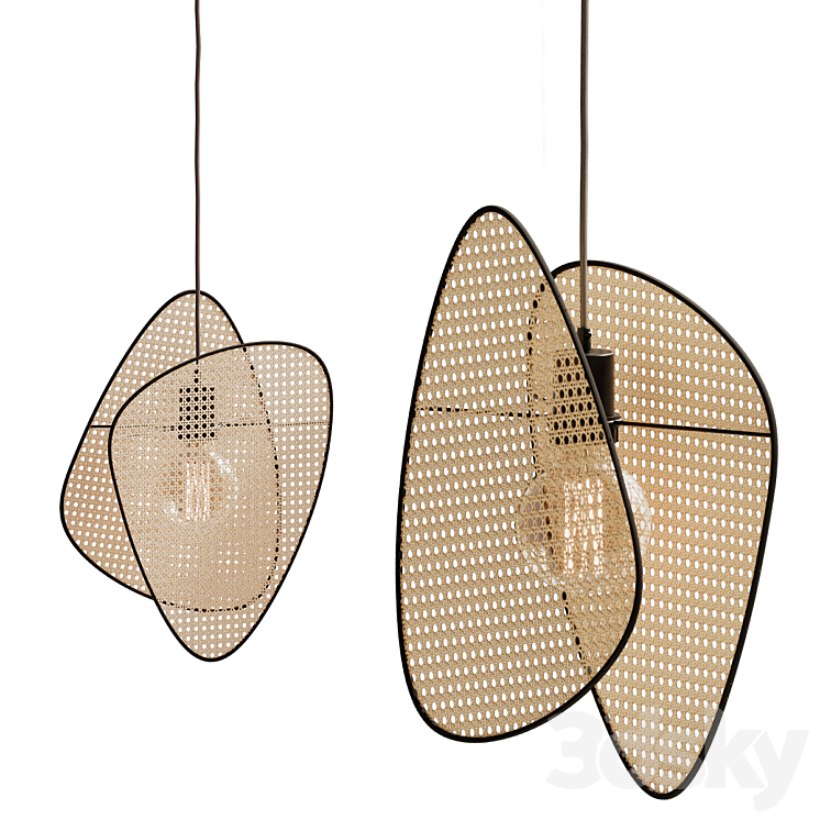 Pendant Light Cannage - Pendant light - 3D model