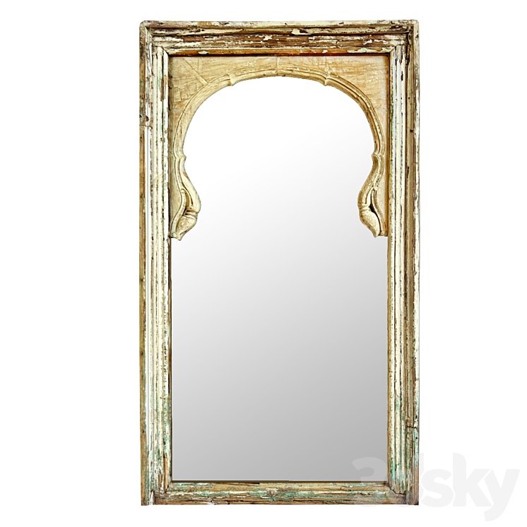 Vintage Raja Mirror - Mirror - 3D model
