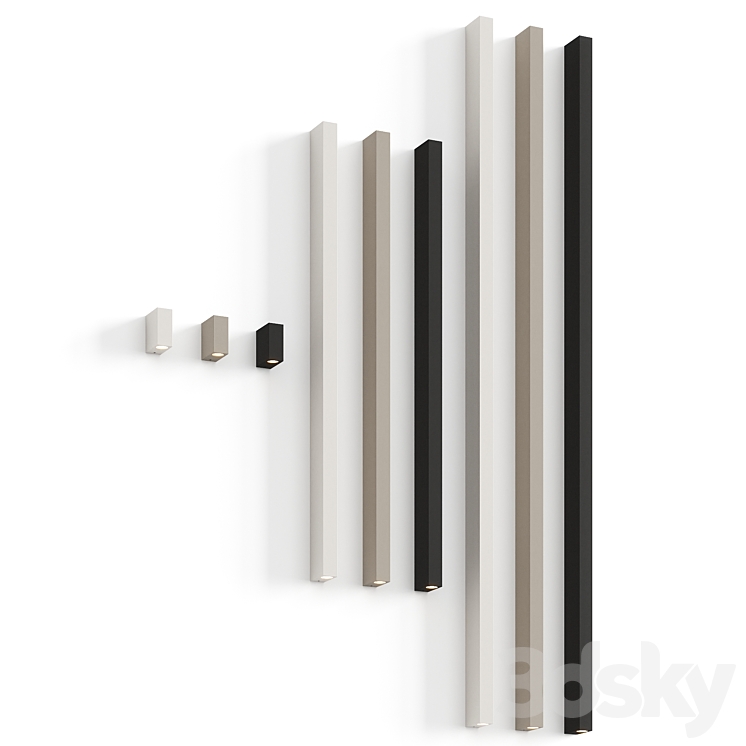 Vibia Offset - Wall light - 3D model