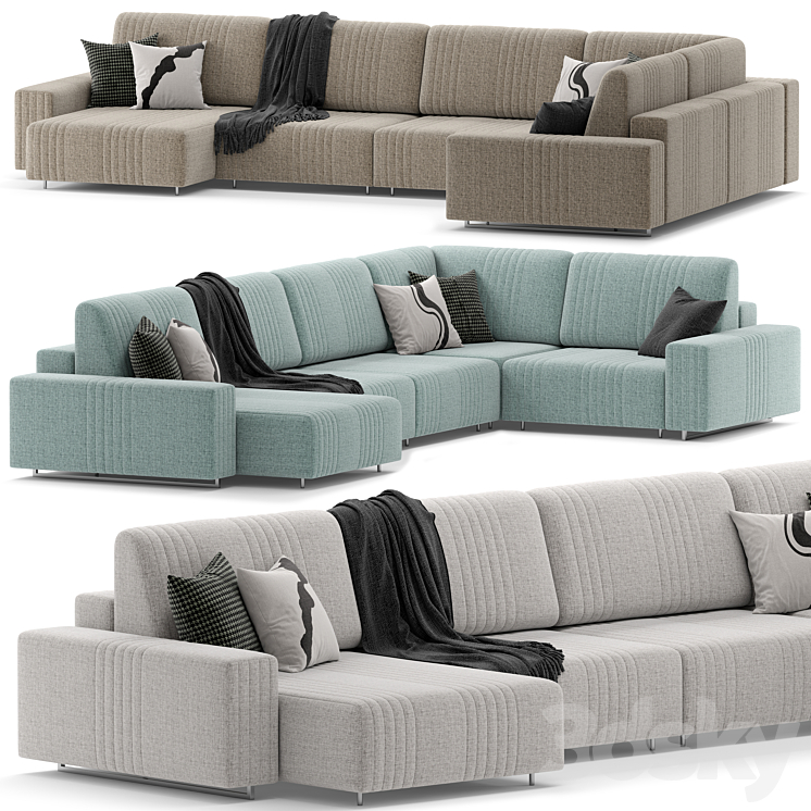 Modular sofa Walter - Sofa - 3D model